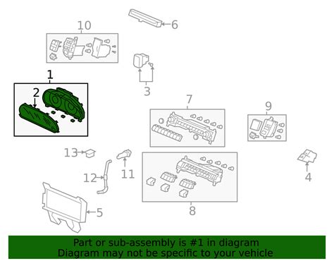 78100 Te1 A02 2010 Honda Accord Meter Assembly Combination Honda Car Parts Direct