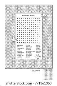 Puzzle Coloring Activity Page Grownups Coffee Stock Vector Royalty