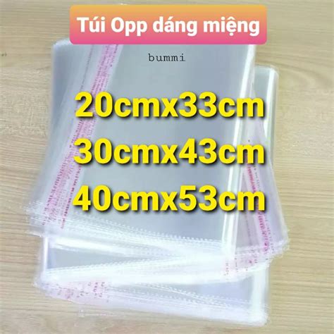 Mua 1 Kg 500g Túi Nilon Keo Dán Miệng Túi Opp Trong Suốtbọc Bóng Kính