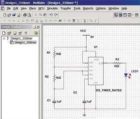 Multisim Traffic Light Using 555 Timer Youtube