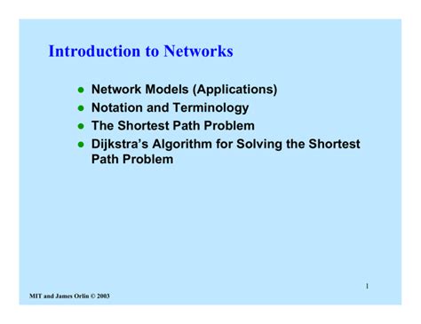 Introduction To Networks