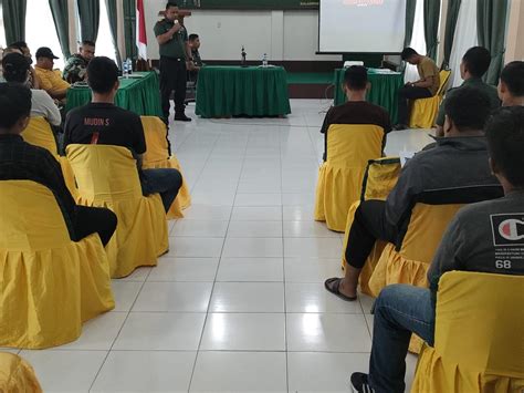 Jelang Open Turnamen Dandim Cup I 2022 Panitia Gelar Technical Meeting Lentera24