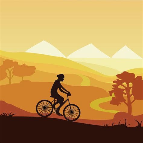 Premium Vector Bicycle With Background