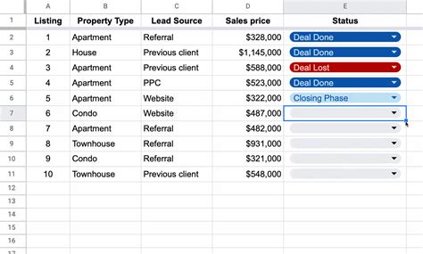 How To Create A Google Sheets Drop Down Menu