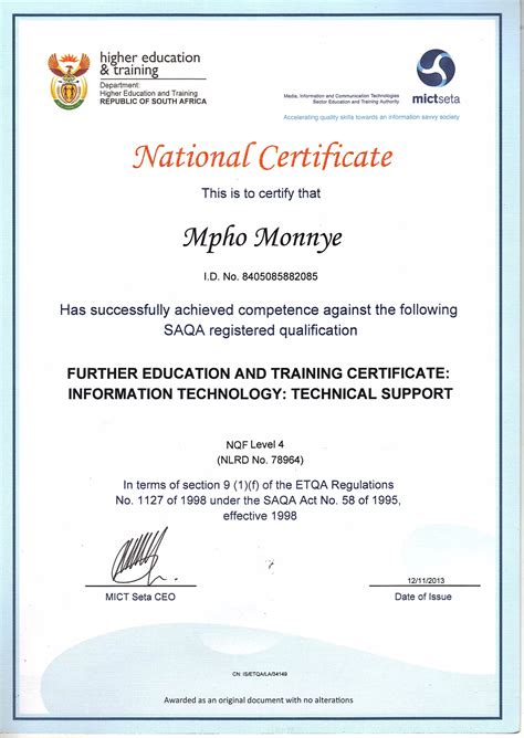 Technical Support Certificatepdf