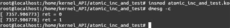 Linux内核api Atomicincandtest极客笔记