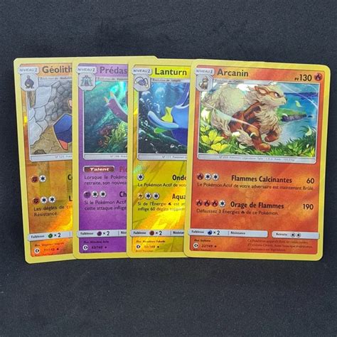 CARTE POKÉMON SL Soleil et Lune FR holo réserve rare des achetées EUR PicClick FR