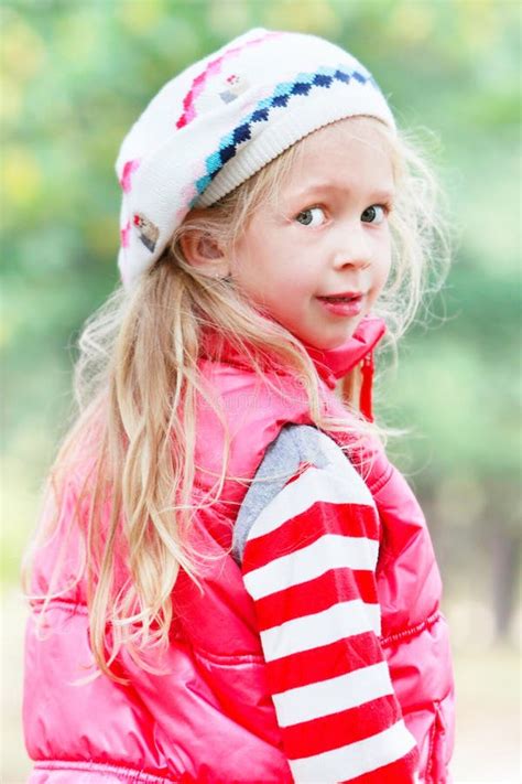 Girl Looking Over Her Shoulder Stock Image Image Of Closeup Leave