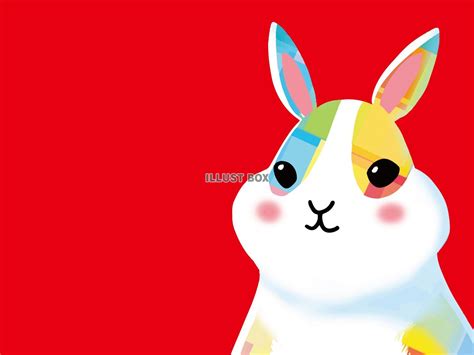 無料イラスト 年賀状・謹賀新年・ウサギ・卯年・お正月・桜