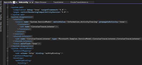 Xml Maxtracefilesize Is Showing Invalid Attribute Wcf Tracing Stack