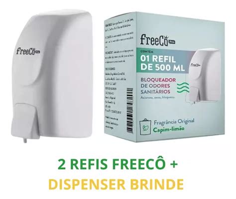 Neutralizador Freecô Bloqueador De Odores 500ml Dispenser Frete Grátis