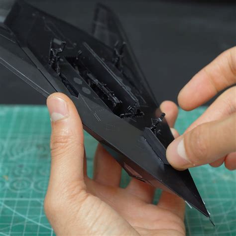 F 117a Stealth Fighter Scale Model Assembly F 117a Stealth Fighter