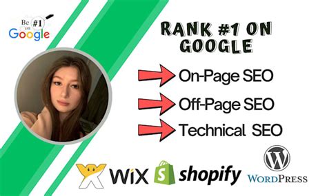 Shopify Squarespace Wix Seo Expert For 1st Page Ranking Website