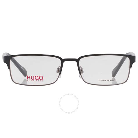 Hugo Boss Demo Rectangular Mens Eyeglasses Hg 0136 0rzz 53