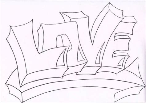 How To Draw Love In Graffiti Step By Step