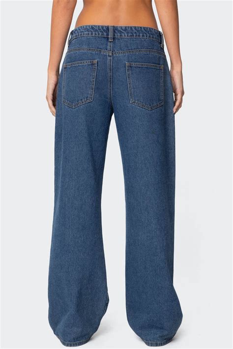 Raelynn Washed Low Rise Jeans Edikted