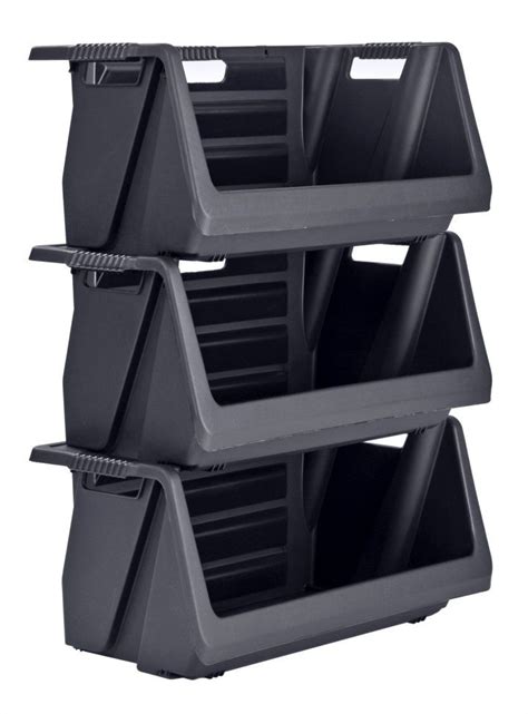 Unlock The Possibilities With Black Stackable Storage Bins Home