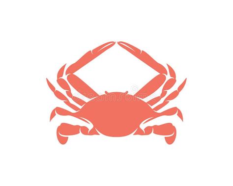 Crab Logo Vector Design Template Silhouette Crab Logo Illustration