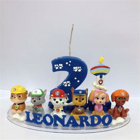 topo de bolo patrulha canina Elo Produtos Especiais Decoração infantil patrulha canina