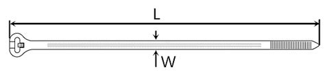 Nylon Cable Tie With Stainless Steel Barb Xgs Cable Ties
