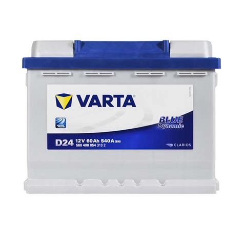 Автомобільний акумулятор VARTA Blue Dynamic D43 60Ah 540A L L2X
