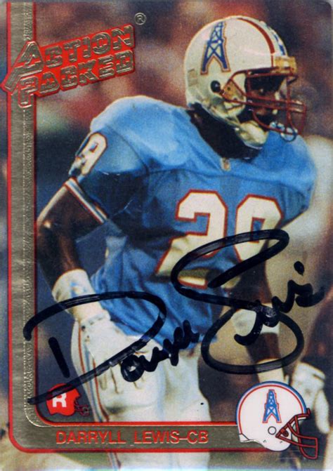 Darryll Lewis The Football Autograph Encyclopedia