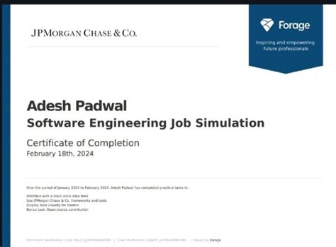 Adesh Padwal On Linkedin Jpmsimulation Softwareengineering