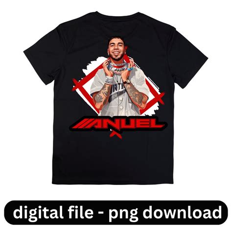Anuel AA El Dios Del Trap Png File Real Hasta La Muerte Etsy