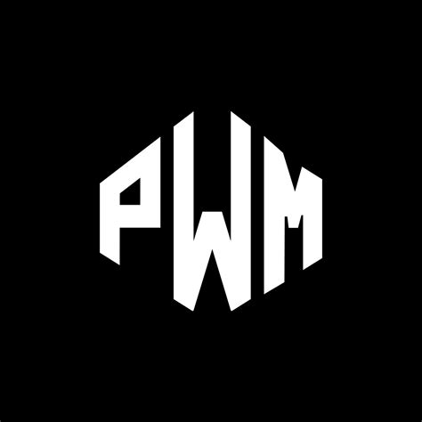 pwm letter logo design with polygon shape pwm polygon and cube shape logo design pwm hexagon