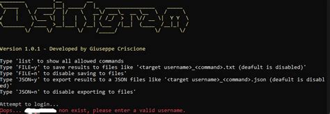 incorrect display on connection bug · issue 164 · datalux osintgram