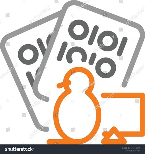 Fat32 Files Linux Icon Web App Stock Vector Royalty Free 2210940015