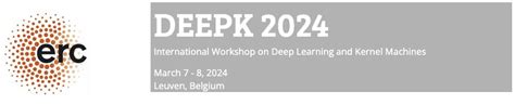 Leuven.AI on LinkedIn: **DEEPK 2024** International Workshop on Deep Learning and Kernel…