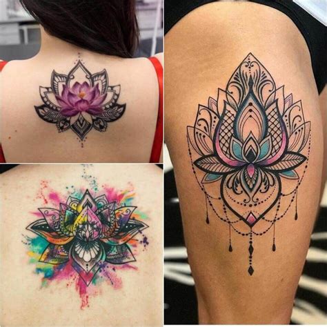 Purple Lotus Flower Tattoo Meaning Purple Lotus Flower Tattoo Designs