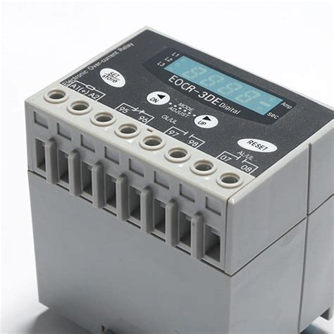 3 Phase Current Display Digital Overload Over Current Protection Relay Miniature Electromagnetic
