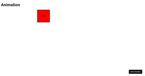 Css Animation Codesandbox