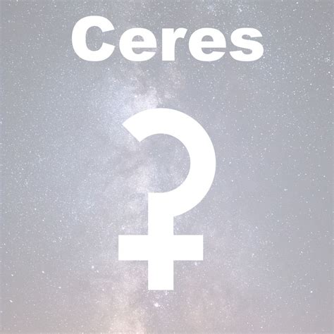 Ceres Asteroid Symbol