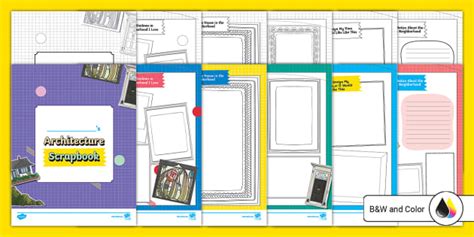 My Architecture Scrapbook Hecho Por Educadores Twinkl