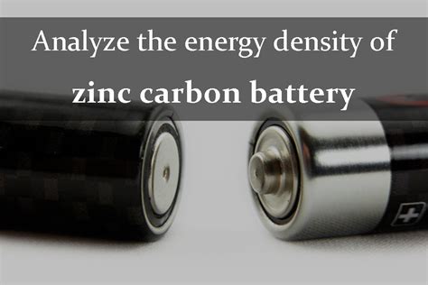Principle and performance analysis of zinc carbon battery - TYCORUN ENERGY