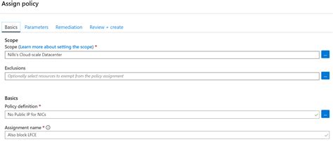 Using Azure Policy To Deny Public Ips On Specific Vnets Nillsf Blog