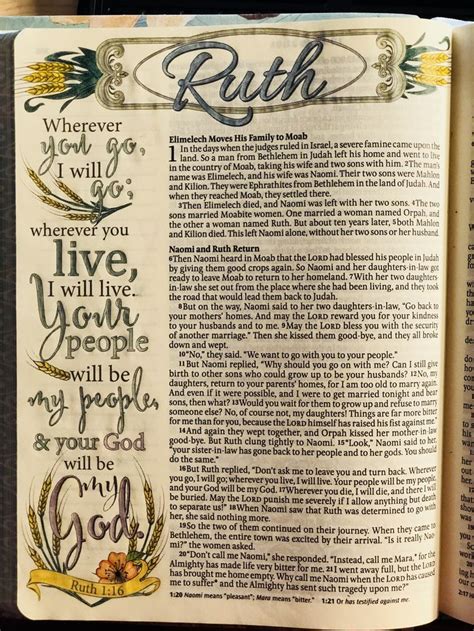 Ruth Bible Journaling