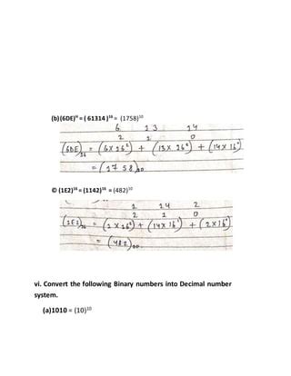 Solved Questions Of Binary System PDF