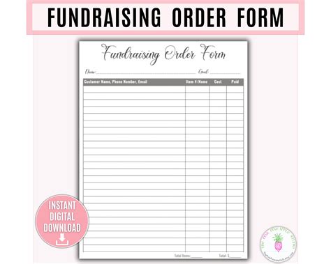 Blank Order Forms To Print 83 Order Form Free To Edit Download