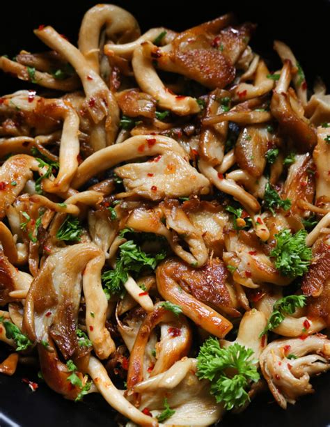 Garlic Butter Oyster Mushroom Recipe Island Smile