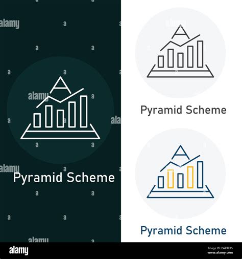 Pyramid Scheme Vector Illustration Icon Design Stock Vector Image Art