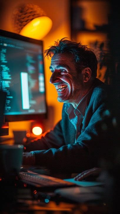 free joyful coding session image download at stockcake