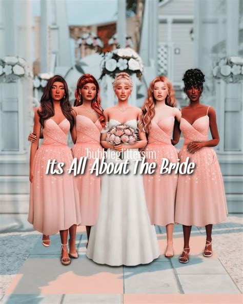 Bubbleglittersim Its All About The Bride Wedding Pose Pack Part 2