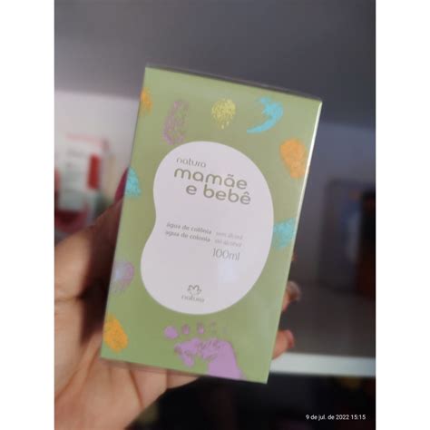 Mamãe e Bebê Água De Colônia Natura ML Original Fragrância Tradicional Suave Vegano