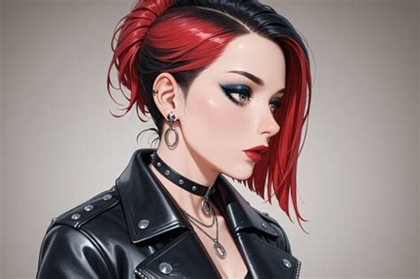 Pink Mayhem Tattooed • Pierced • Punk • Tensorart Tensorart