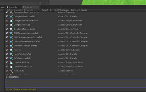 Unityp4 Perforce Integration For Unity Community Showcases Unity
