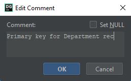 How To View And Edit Table And Column Comments With JetBrains DataGrip DataGrip Tutorials